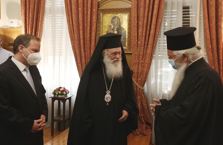 Αρχιεπίσκοπος Ιερώνυμος - Κ. Καραμανλής: Ξεκινά η κατασκευή του ...