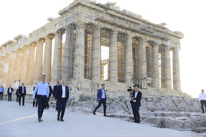 Στην Ακρόπολη Κ.Μητσοτάκης και Όλαφ Σολτς - The President