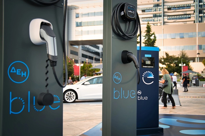 ΔΕΗ blue: Πάνω από 1500 σημεία φόρτισης και περισσότερα από 80 σημεία ...