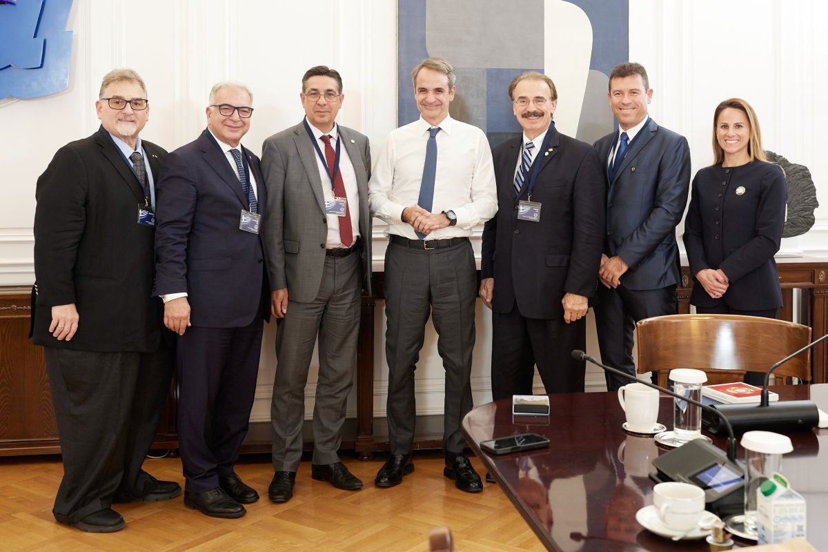 Συνάντηση Κ.Μητσοτάκη με αντιπροσωπεία της ομογενειακής οργάνωσης AHEPA ...